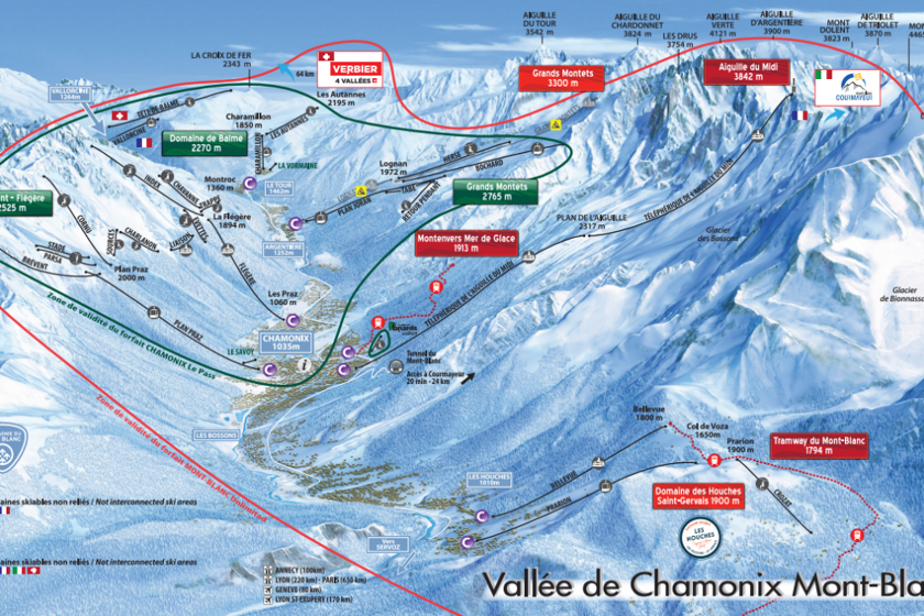 Maps of Chamonix
