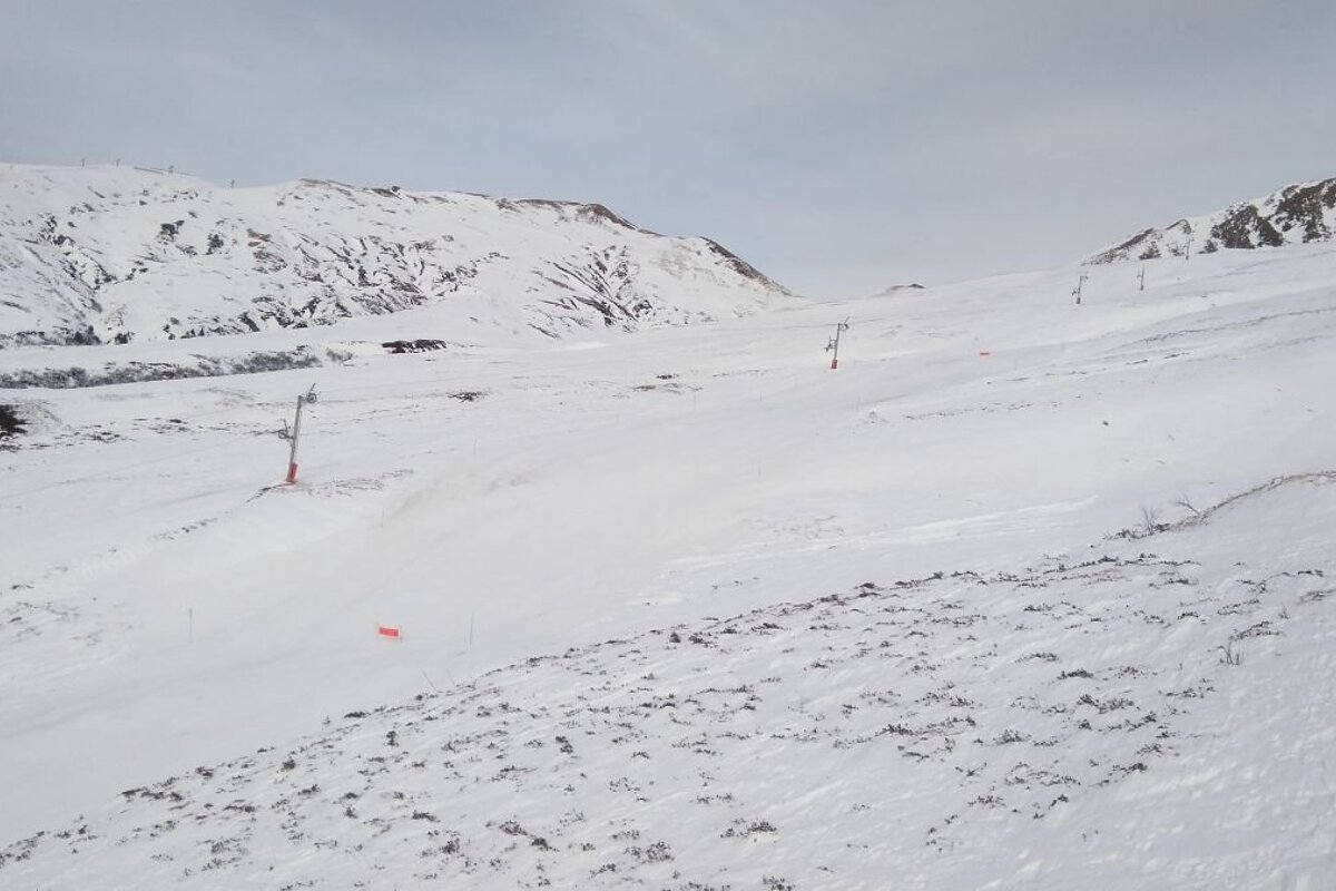 Quiet pistes and mixed conditions at Le Tour