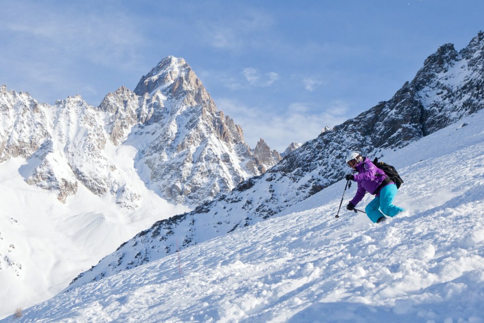 Les Grands Montets Ski Area in Chamonix