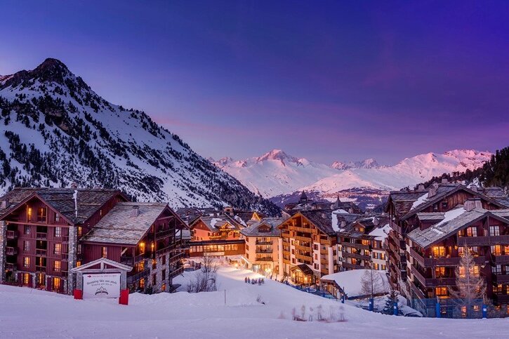 Driving to Les Arcs